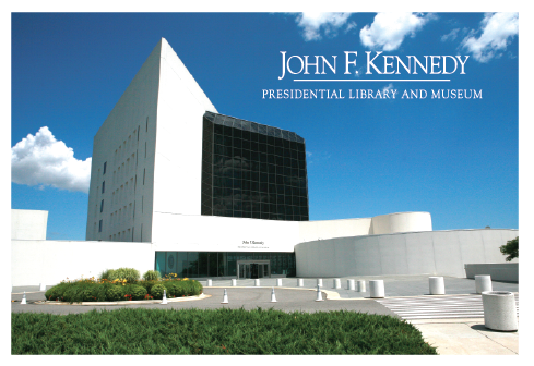 JFK Library Building Magnet